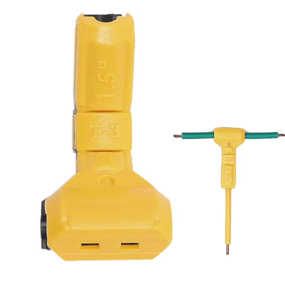 solderless wire connectors t tap for a rugged environment, 16awg wire