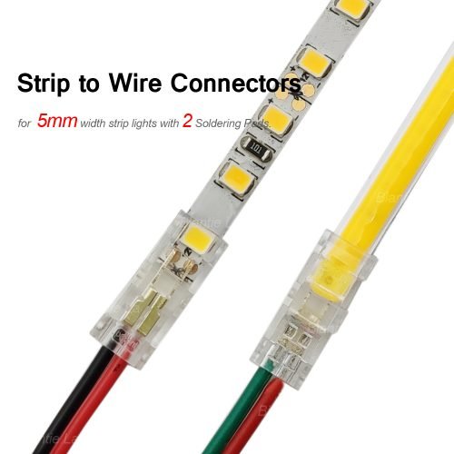 3 pin connectors for WS2812B LED Strip Lights, DIY Strip to wire